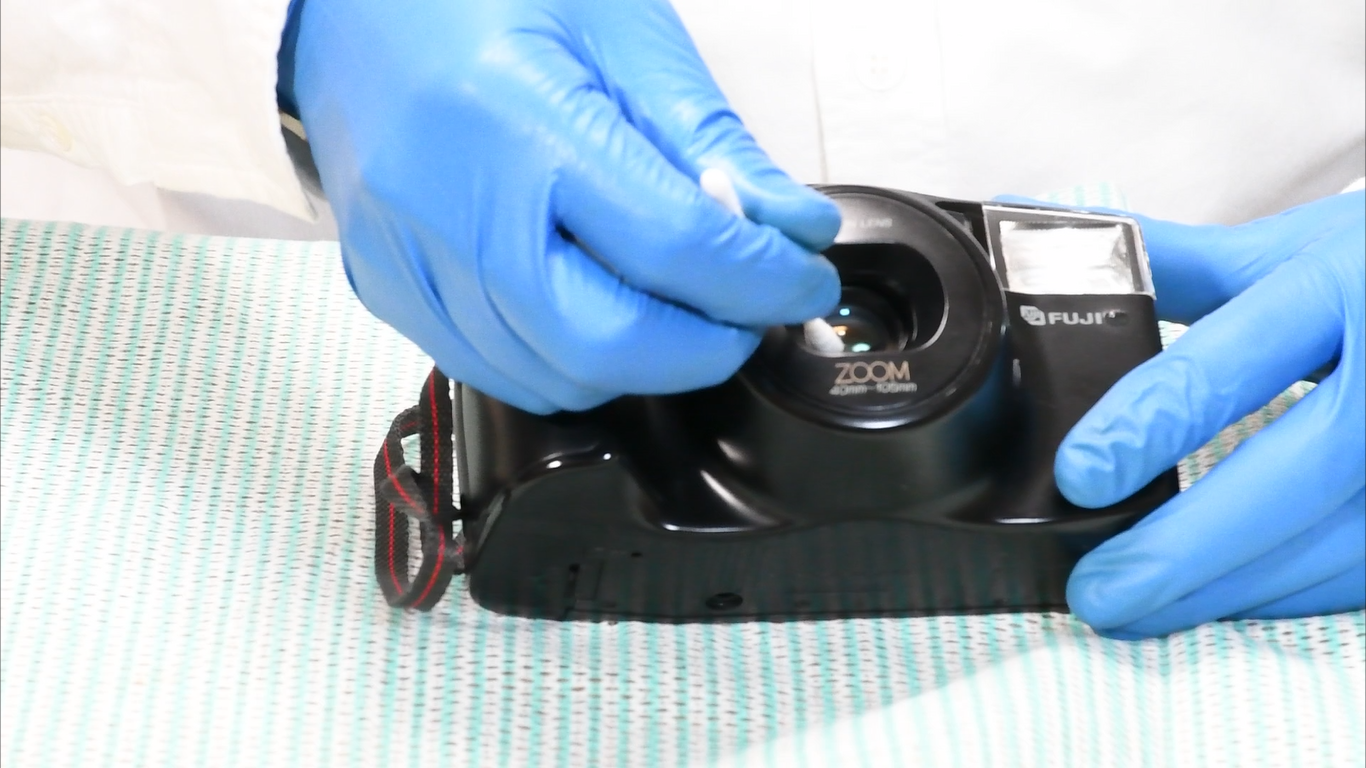 FUJI ZOOM CARDIA 2000 DATE camera cleaning work | Vintage Shop Japan