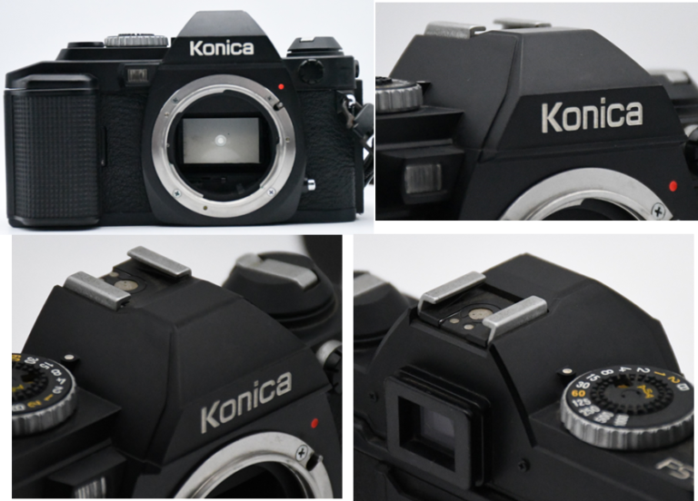 Konica film SLR camera eye-level finder design! | Vintage Shop Japan